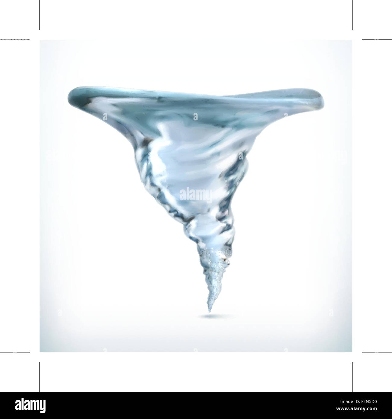 Tornado in water, vector icon Stock Vector Image & Art - Alamy