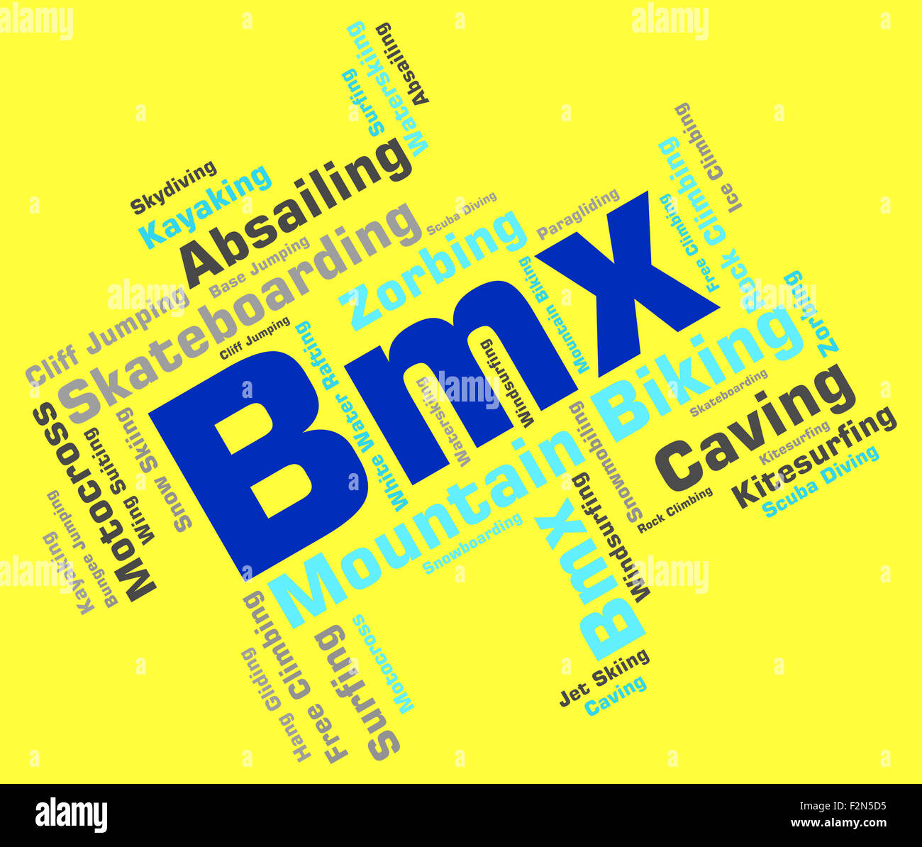 Bmx Bike Words Meaning Bikes Cycling And Wordcloud Stock Photo - Alamy