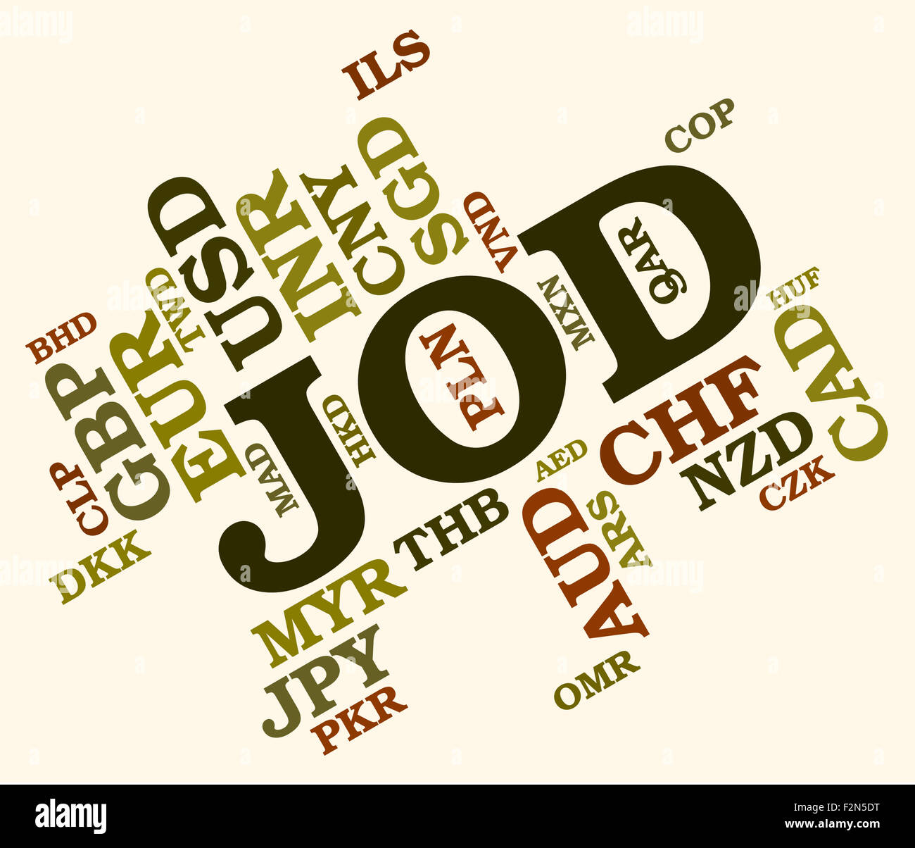 Jod Currency Showing Foreign Exchange And Market Stock Photo - Alamy