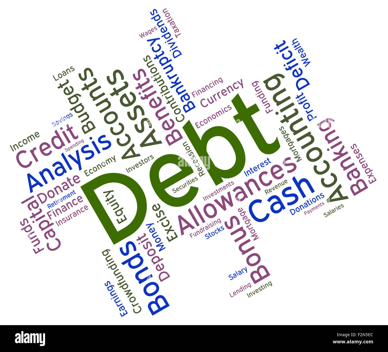 Debt word hi-res stock photography and images - Alamy
