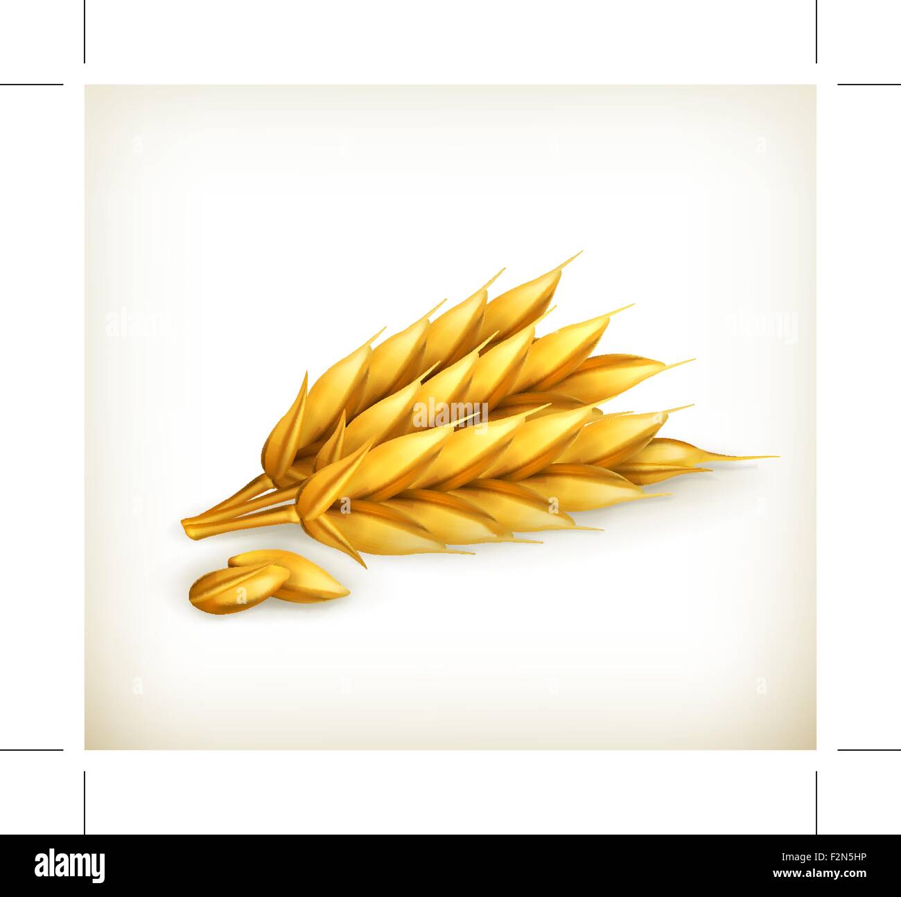 Wheat, vector icon Stock Vector Image & Art - Alamy