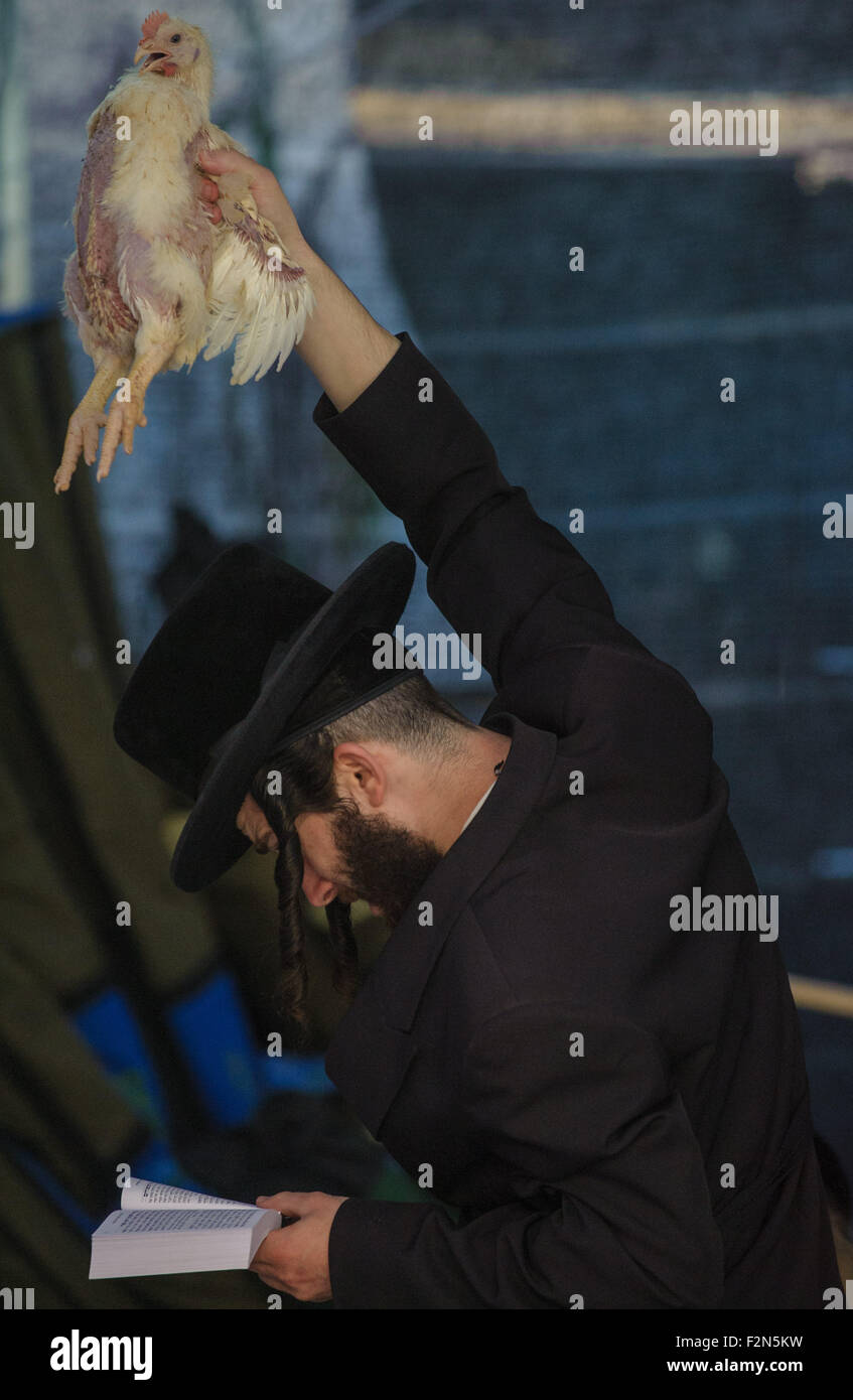 (150922) -- JERUSALEM, Sept. 22, 2015 (Xinhua) -- An ultra-Orthodox ...