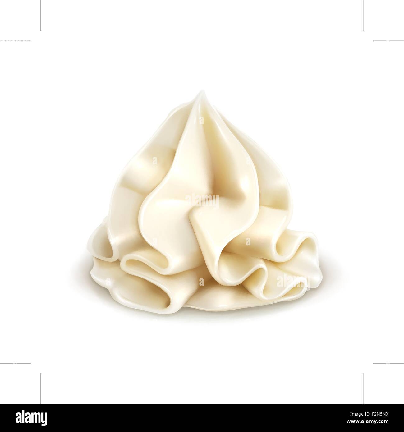 Whipped cream vector Stock Vector Image & Art - Alamy