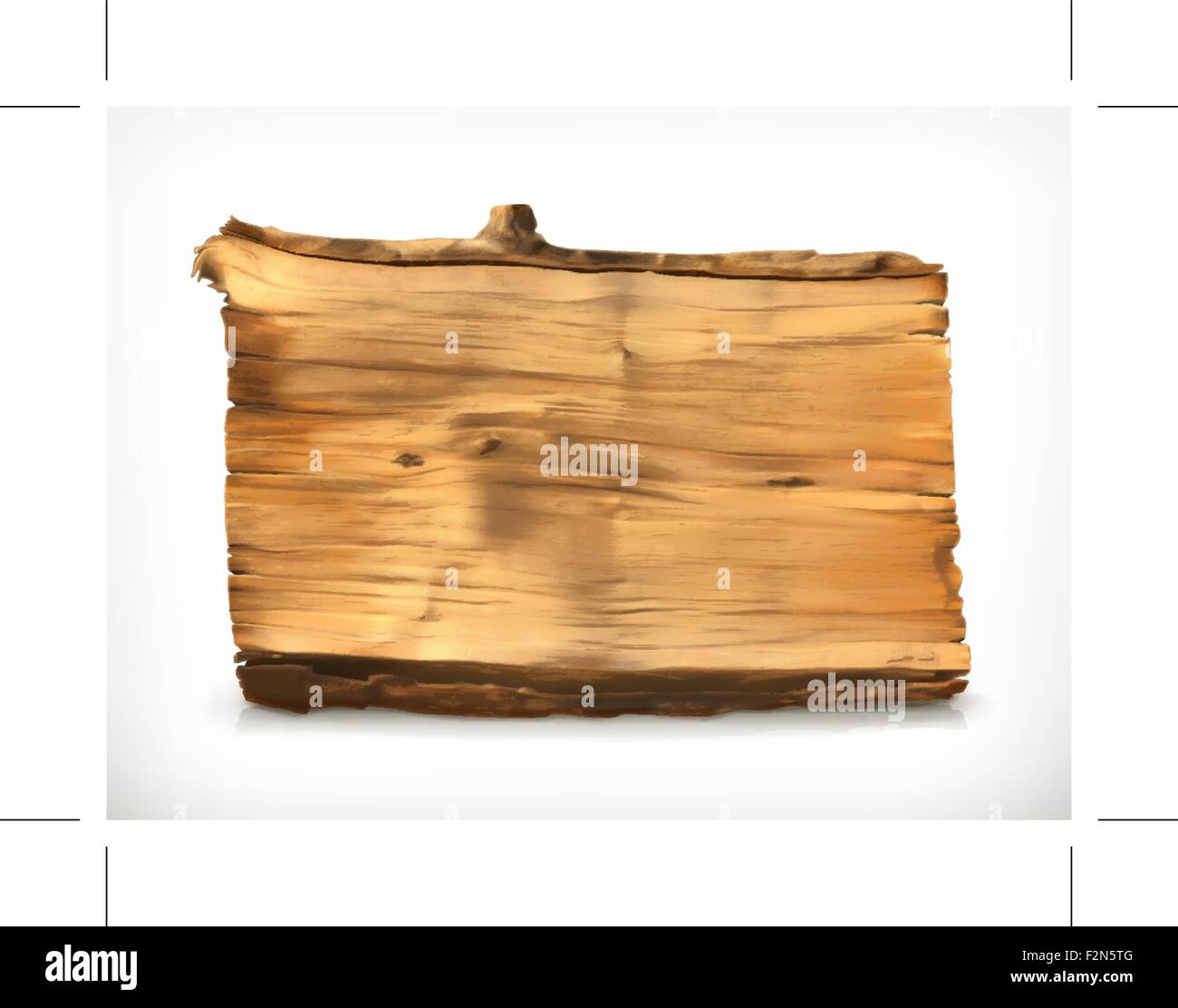 Wooden banner, vector Stock Vector Image & Art - Alamy