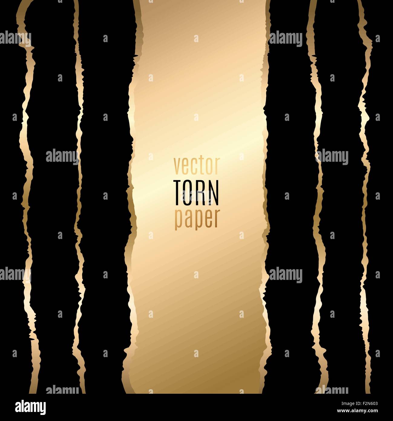 Gold paper strips Stock Vector Images - Alamy