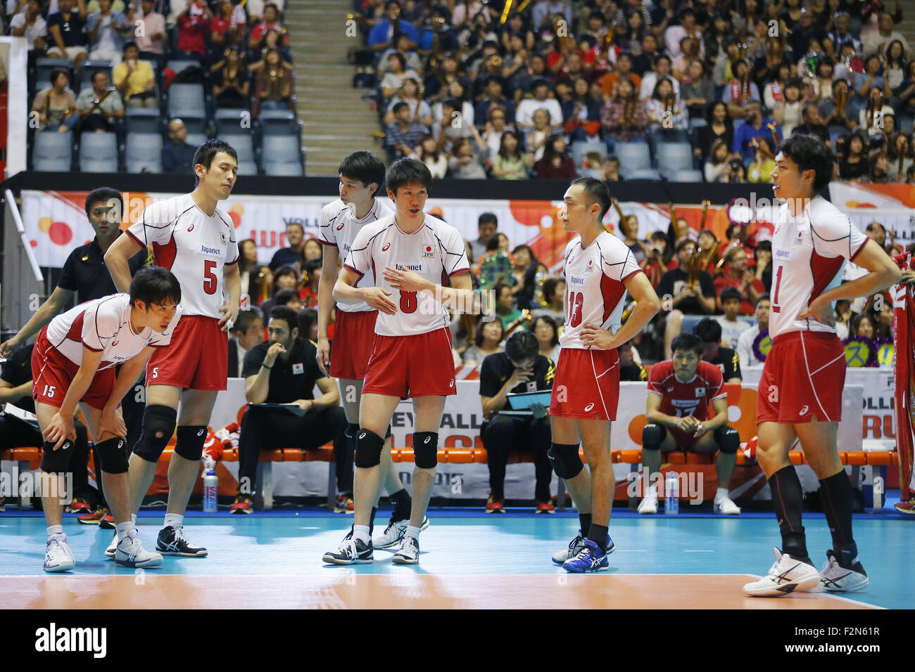 Tokyo, Japan. 21st Sep, 2015. Japan National team group (JPN ...