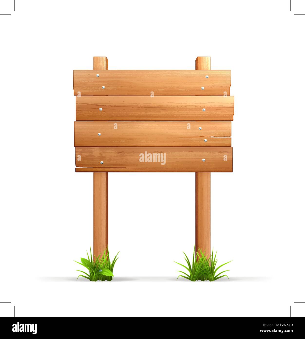 Wooden village sign Stock Vector Images - Alamy