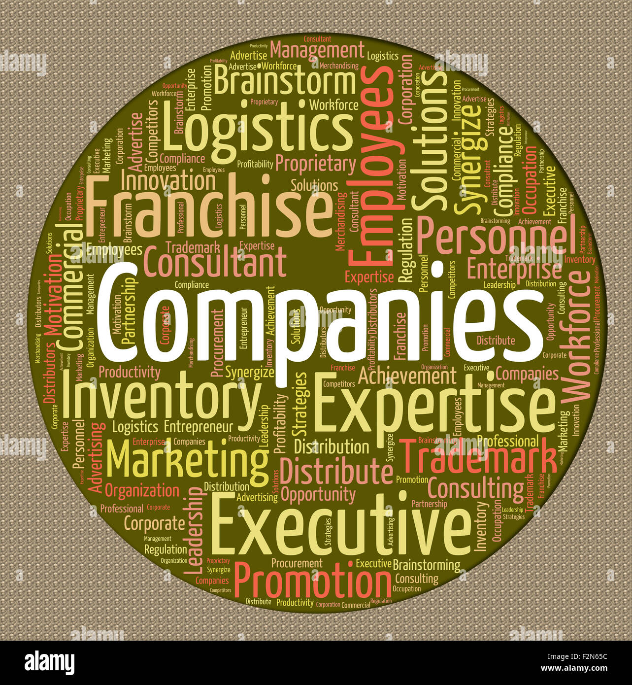 Companies Word Representing Text Company And Corporations Stock Photo ...