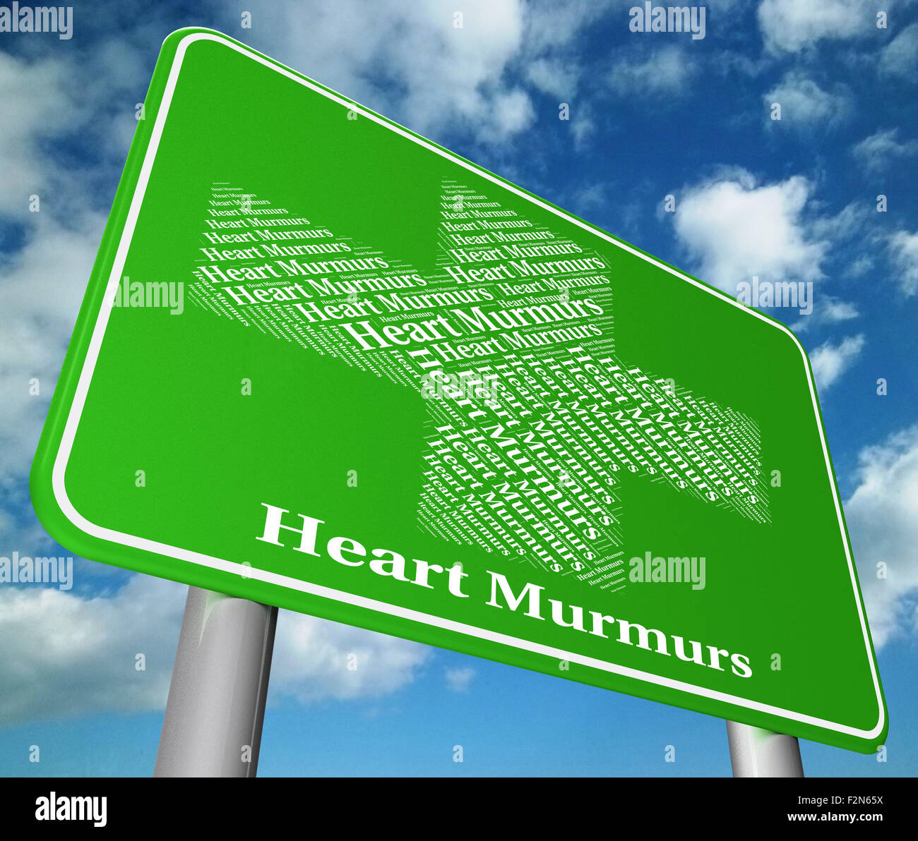 Heart Murmurs Meaning Poor Health And Infection Stock Photo - Alamy