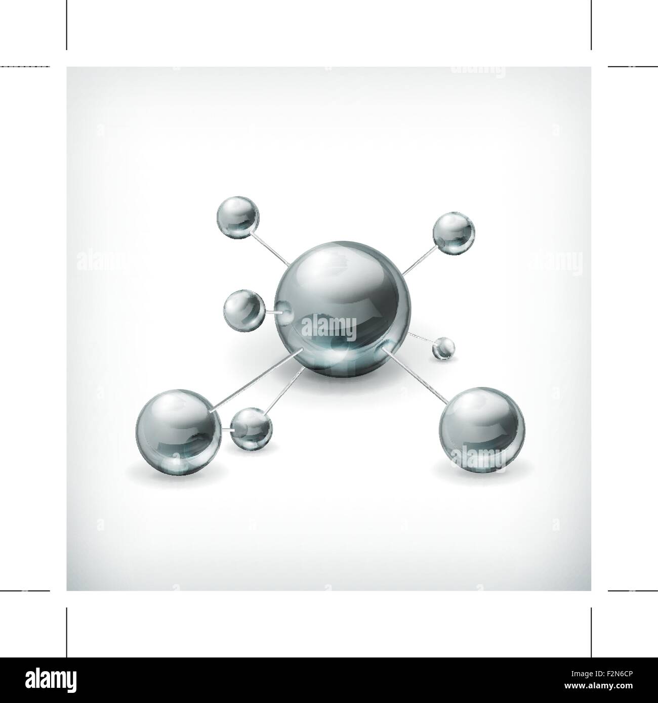 molecule icon vector Stock Vector Image & Art - Alamy