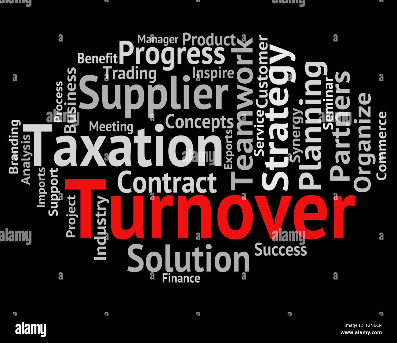 Turnover Word Showing Gross Sales And Turnovers Stock Photo - Alamy