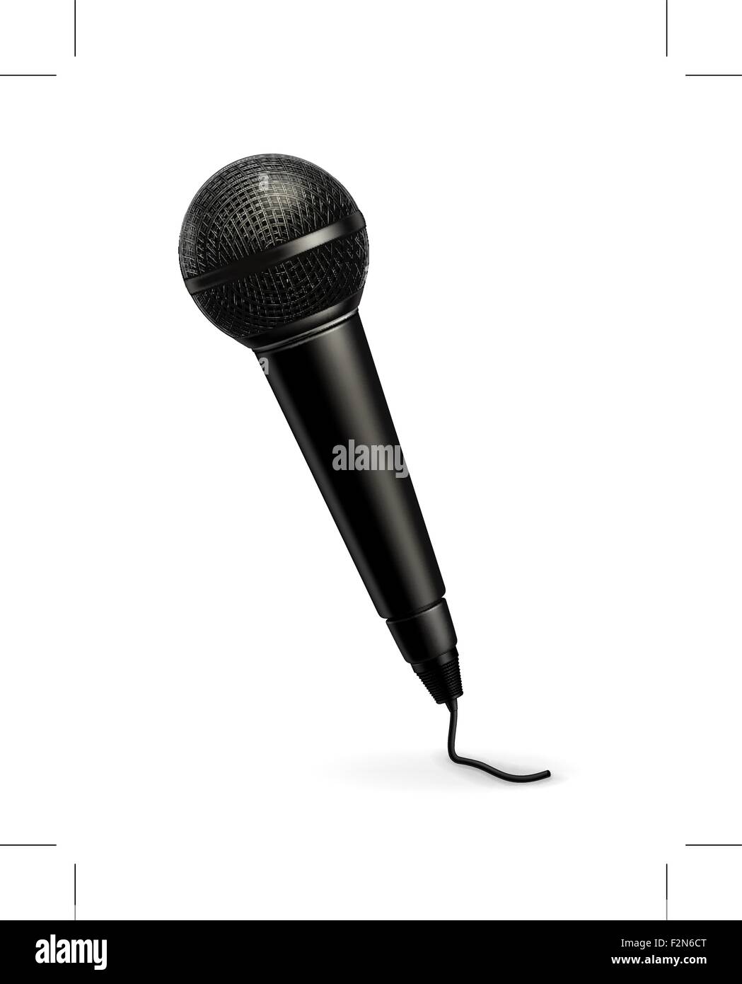 Retro microphone 3d Stock Vector Images - Alamy