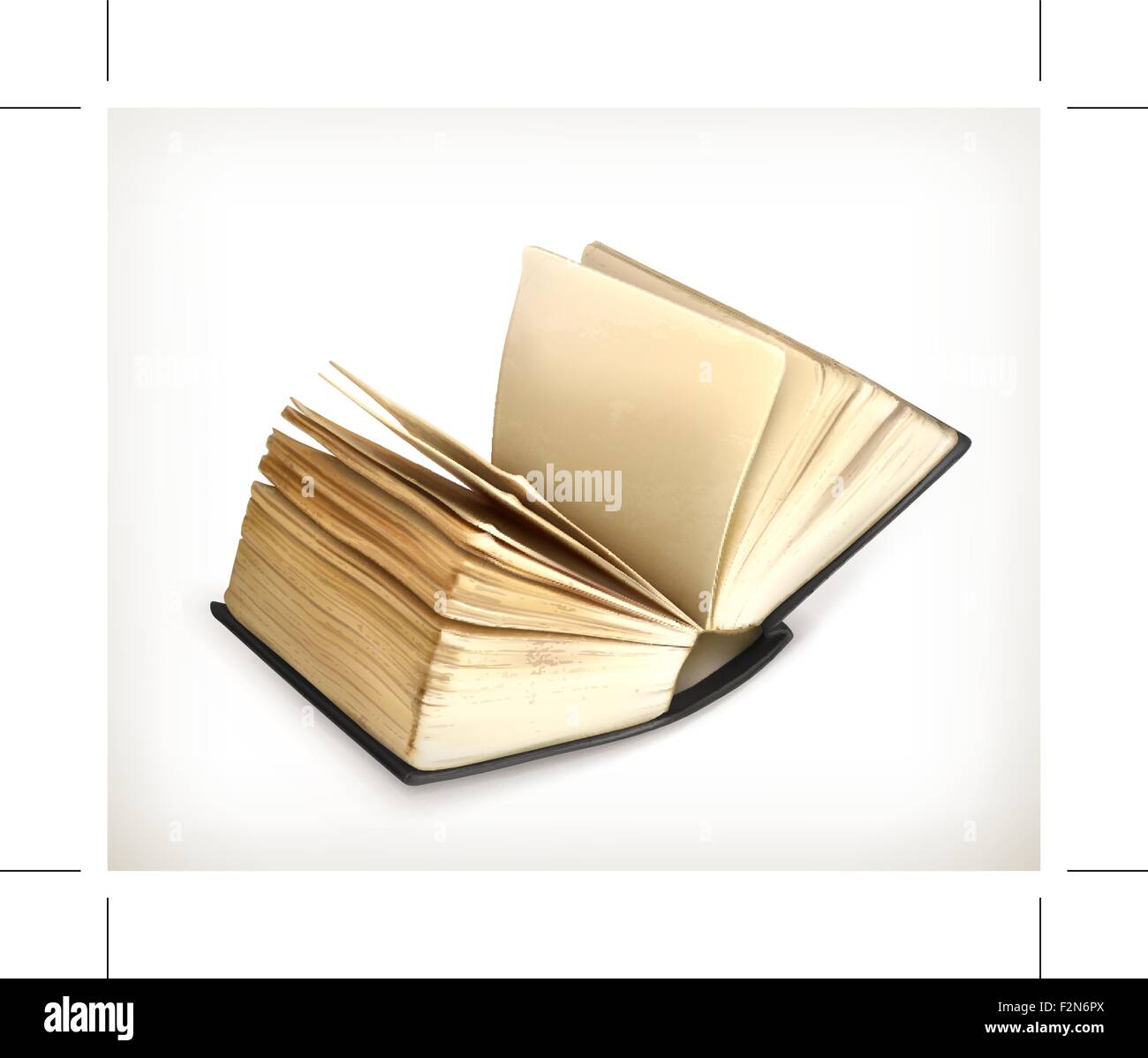 Old book icon vector Stock Vector Image & Art - Alamy