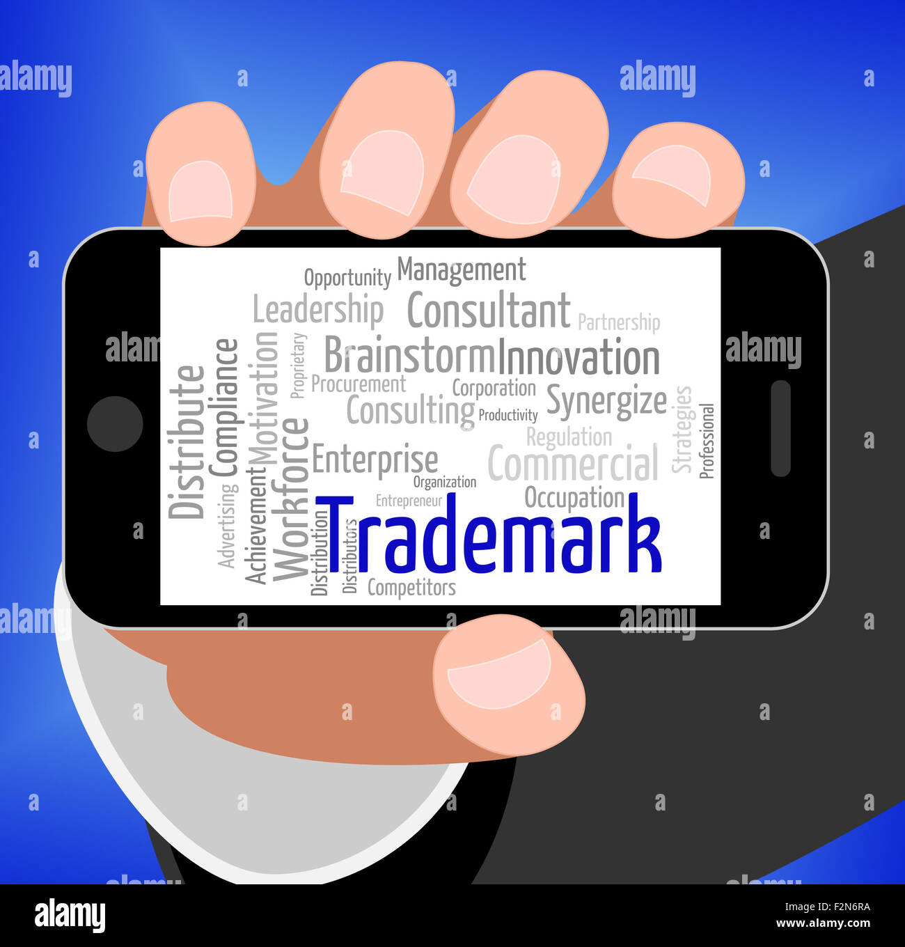 Trademark Word Indicating Proprietary Name And Seal Stock Photo - Alamy