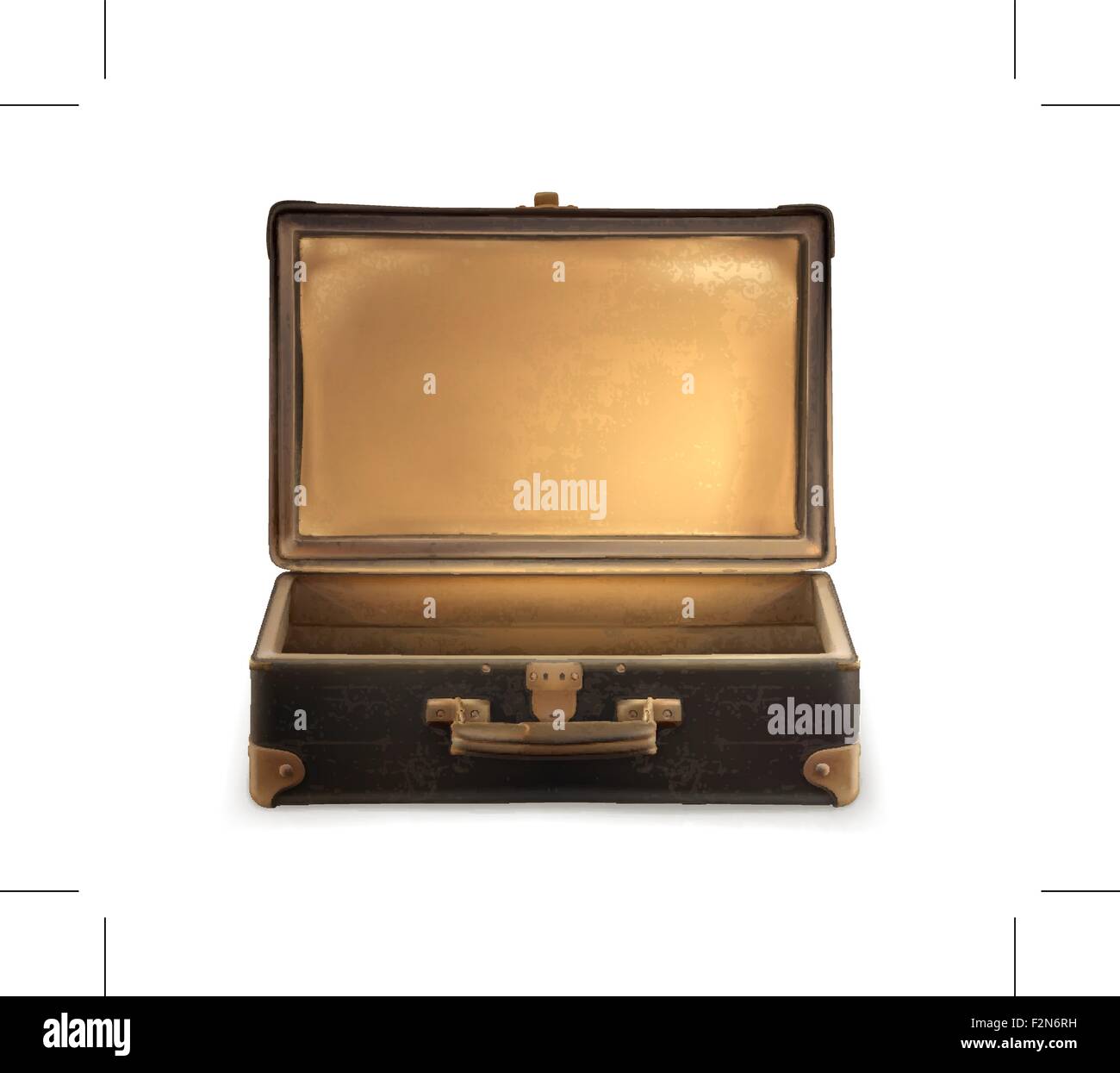 Old suitcase vector Stock Vector Image & Art - Alamy