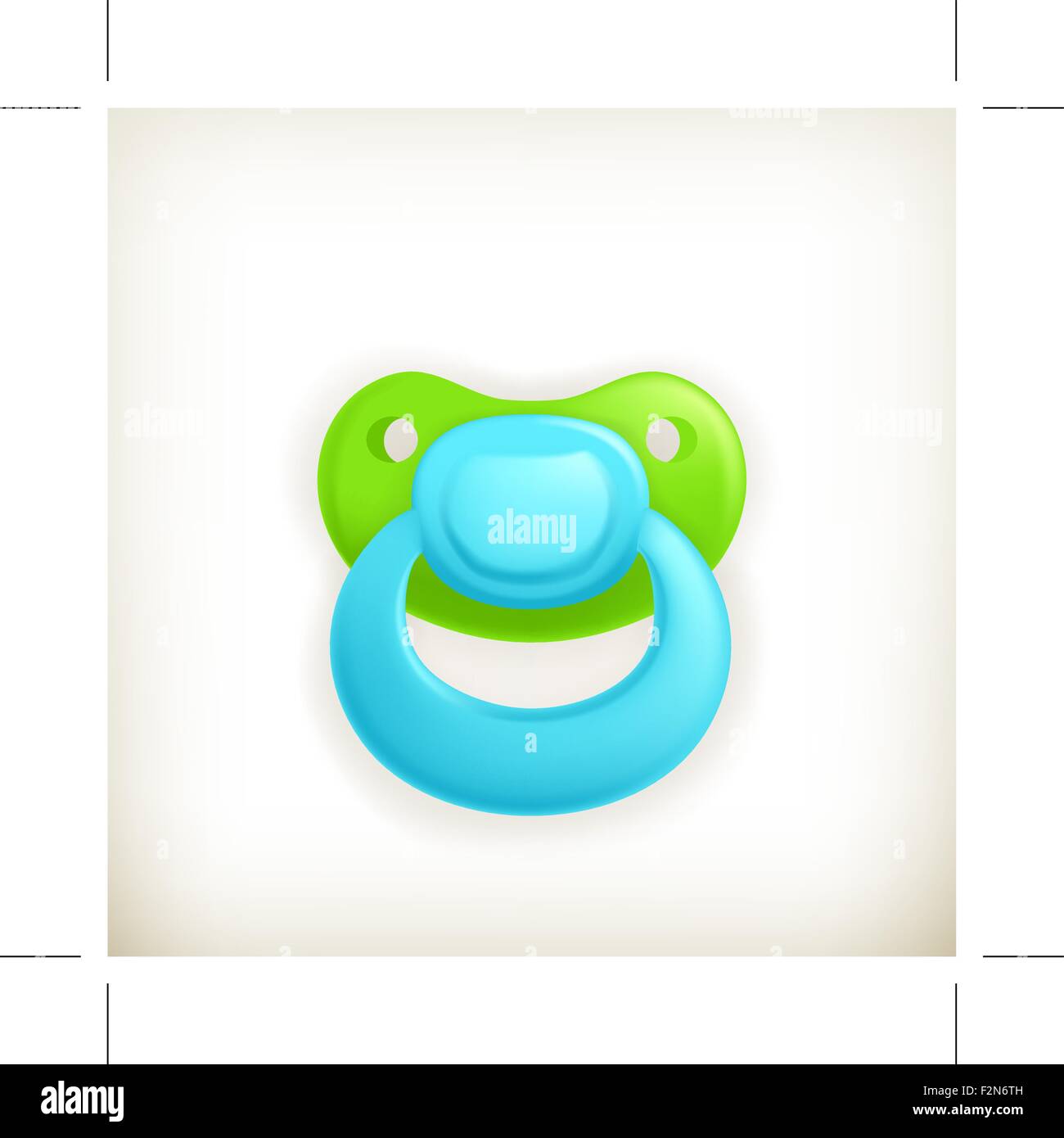 Pacifier, vector icon Stock Vector Image & Art - Alamy