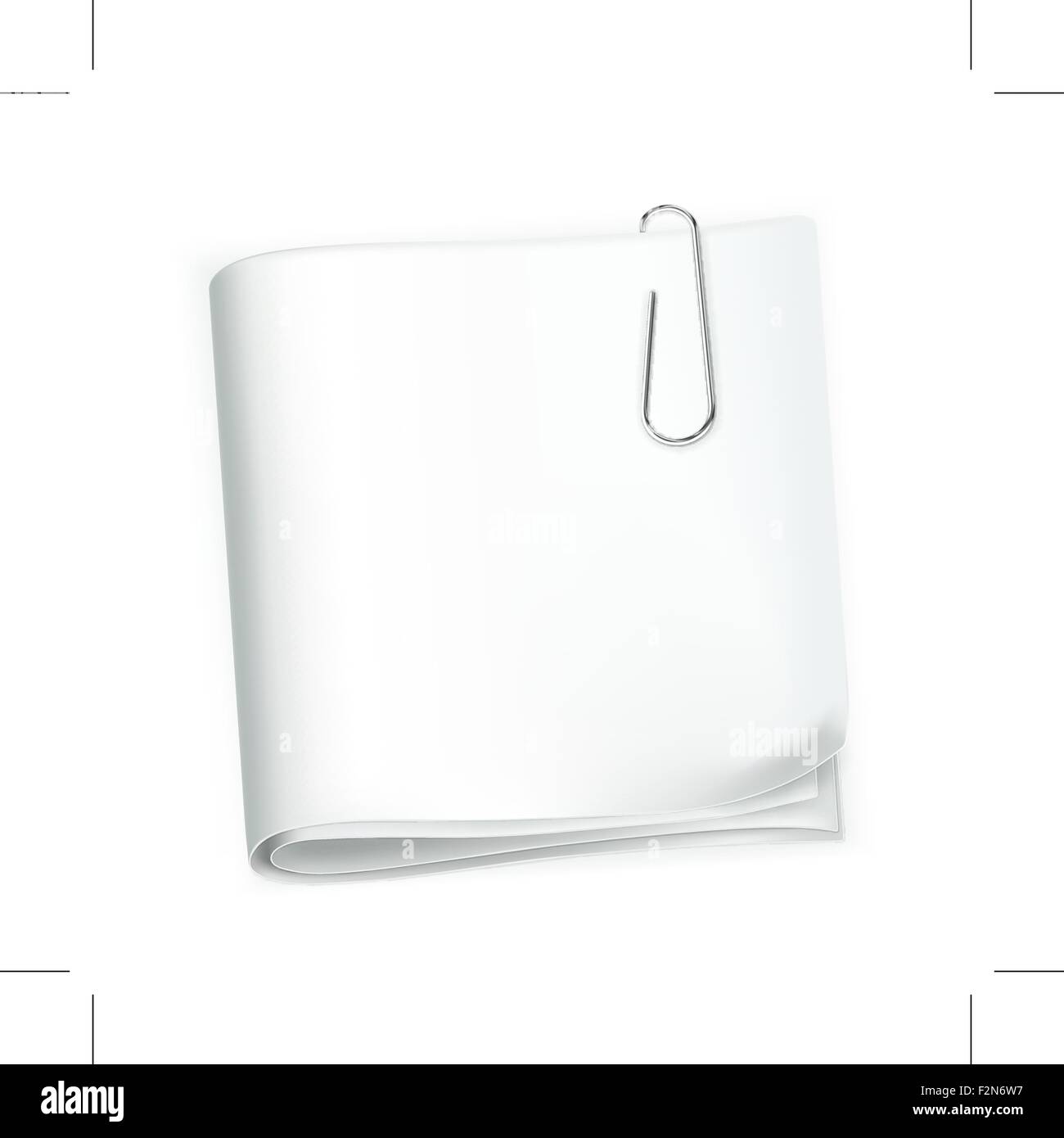 Paper and clip Stock Vector Image & Art - Alamy