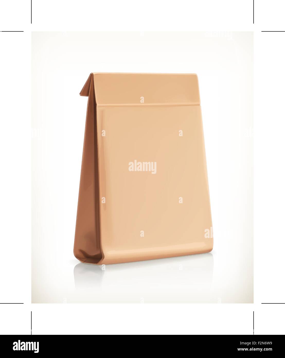 Paper bag, vector object Stock Vector Image & Art - Alamy