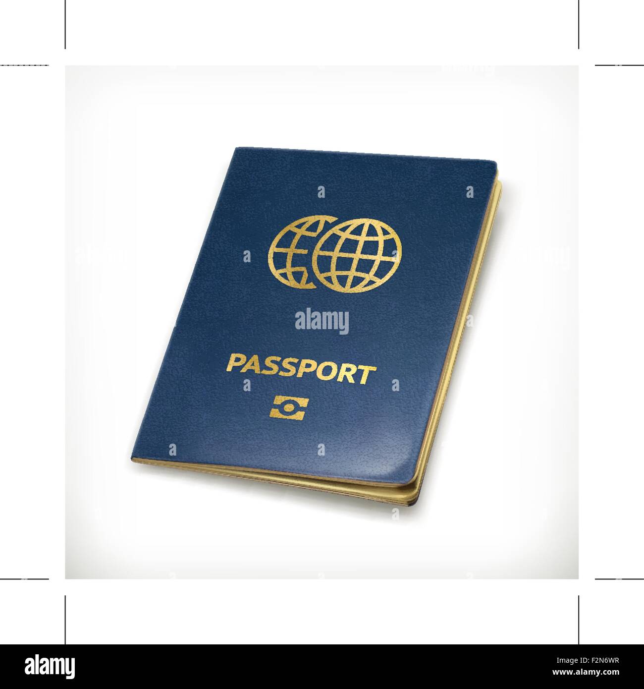 Passport, vector icon Stock Vector Image & Art - Alamy