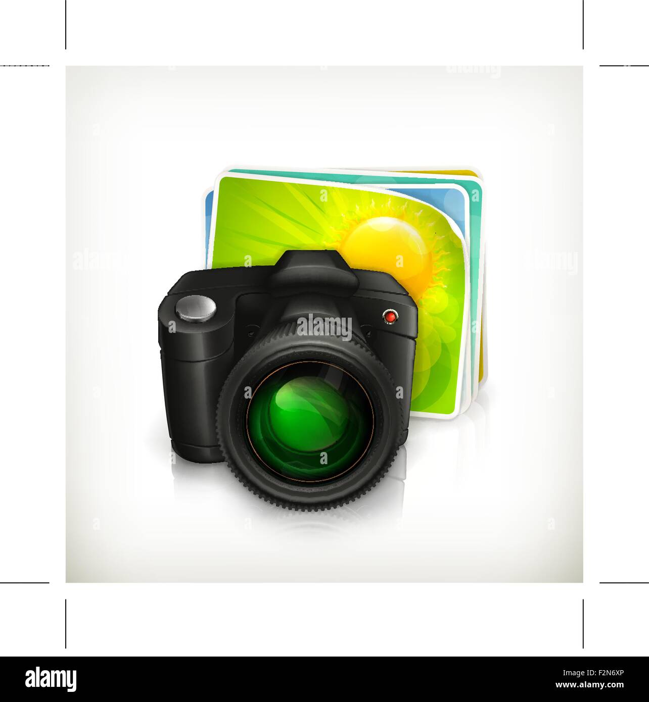 Shot into the sun Stock Vector Images - Alamy