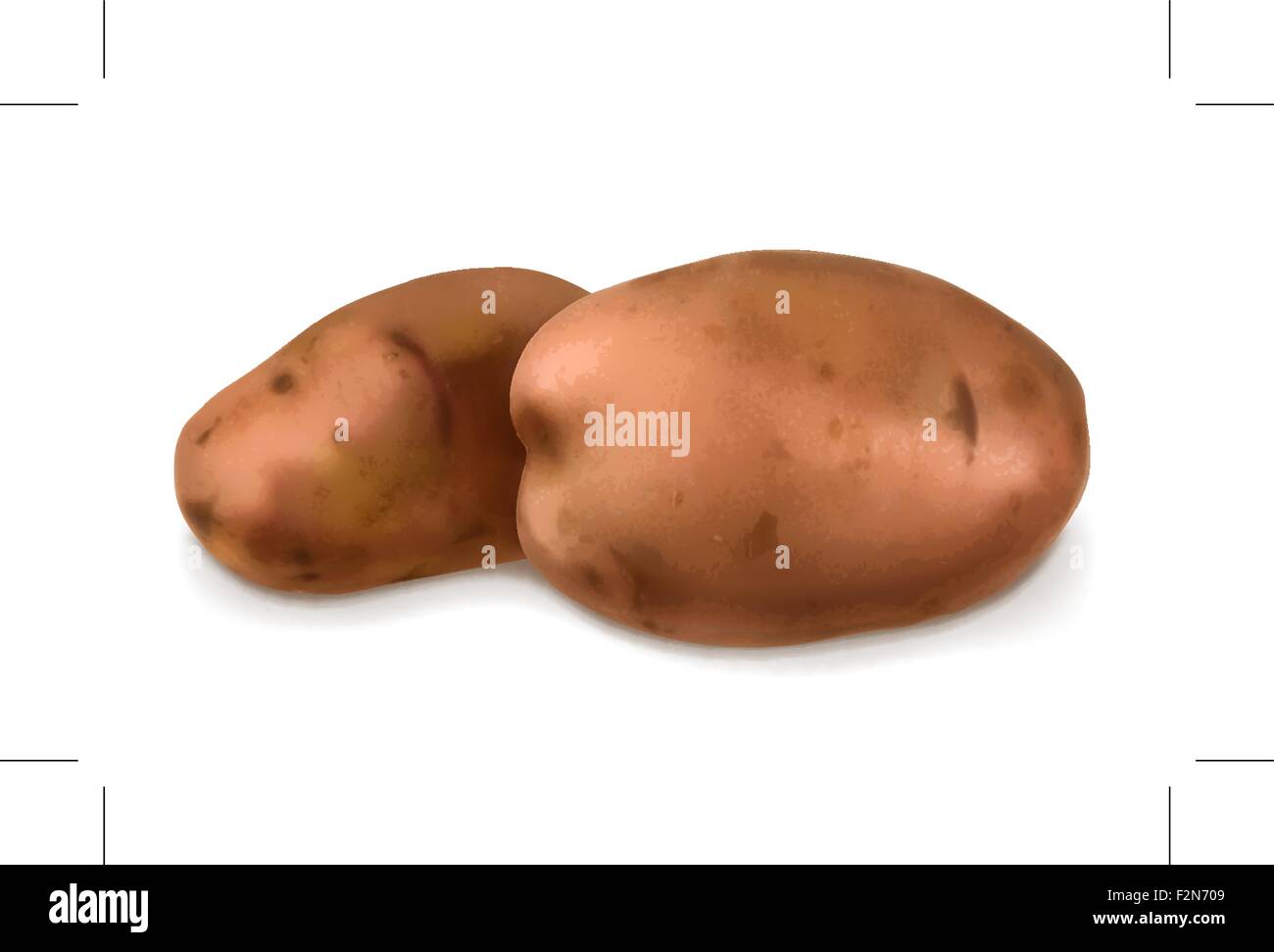 Potatoes gourmet Stock Vector Images - Alamy