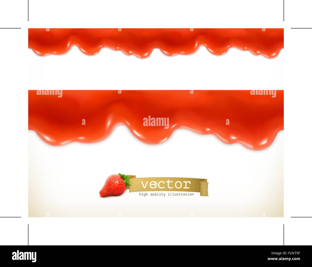 Red sweet drops, seamless vector Stock Vector Image & Art - Alamy