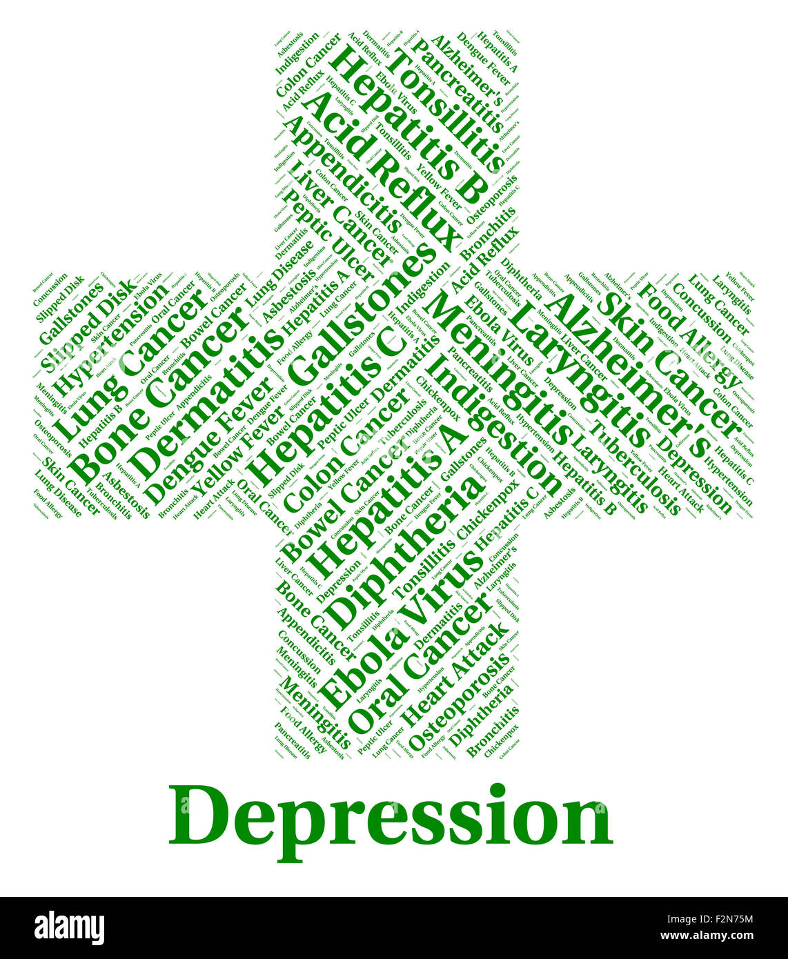 Depression Word Meaning Lost Hope And Disorder Stock Photo - Alamy