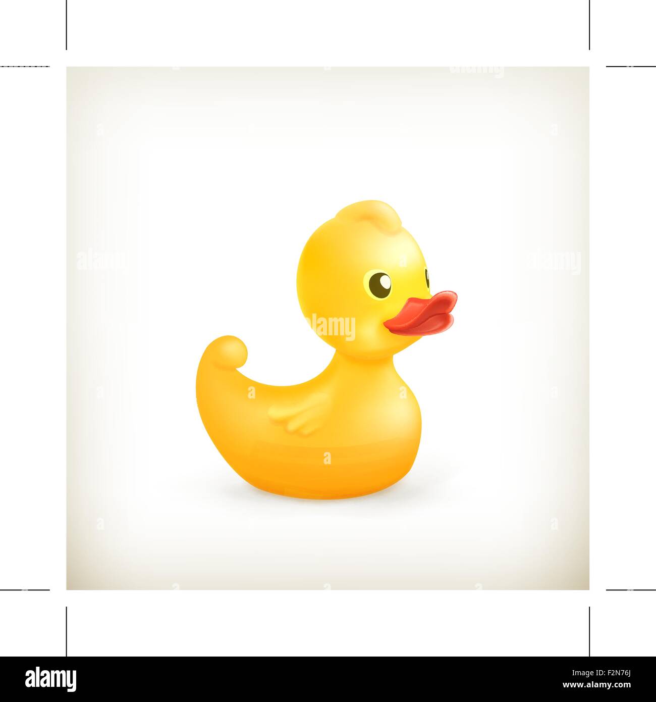 Yellow plastic rubber duck ducks Stock Vector Images - Alamy