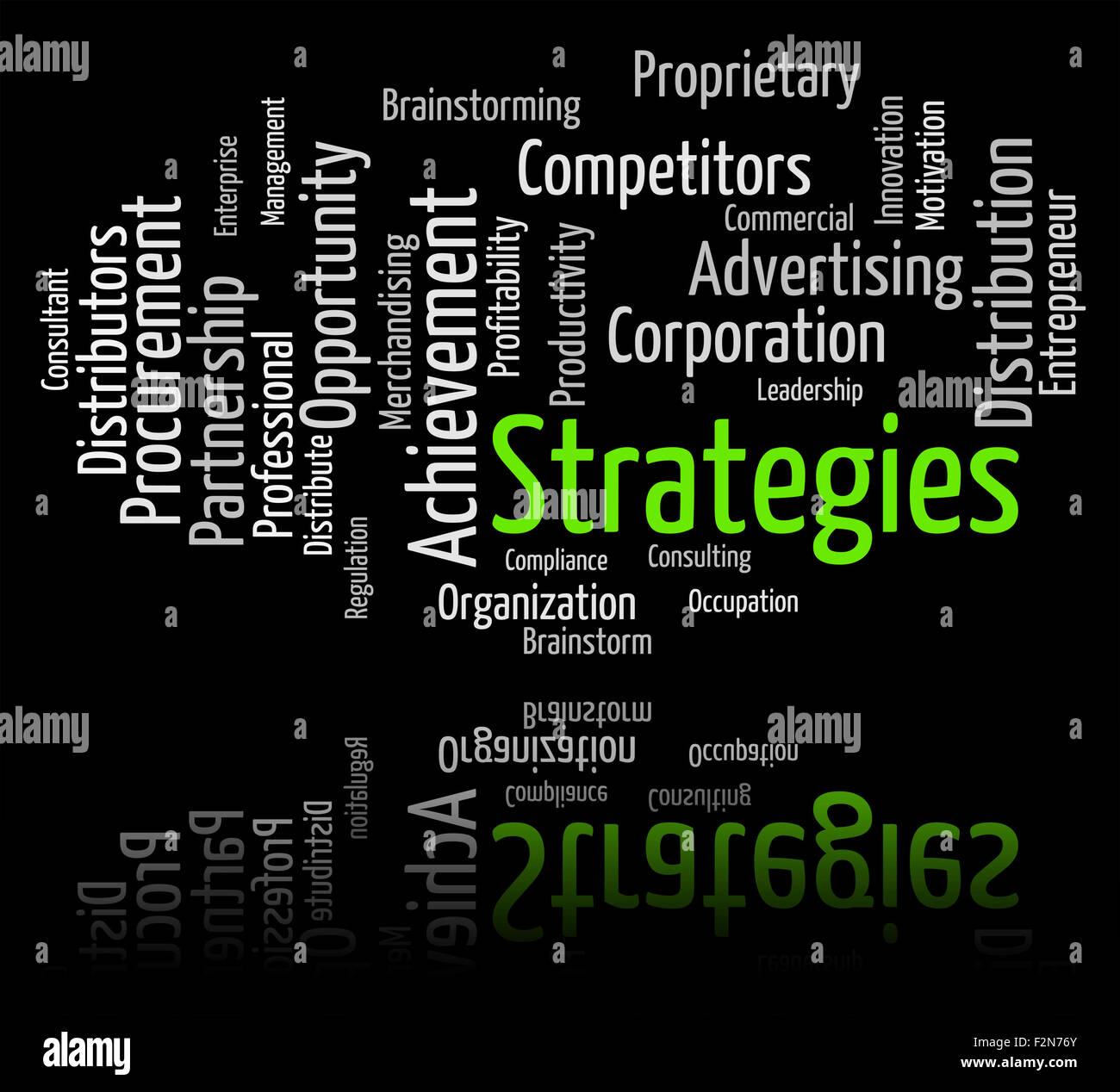 Strategies Word Representing Innovation Tactics And Tactic Stock Photo ...