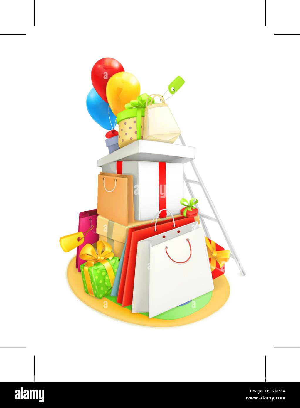 Shopping, vector illustration Stock Vector Image & Art - Alamy