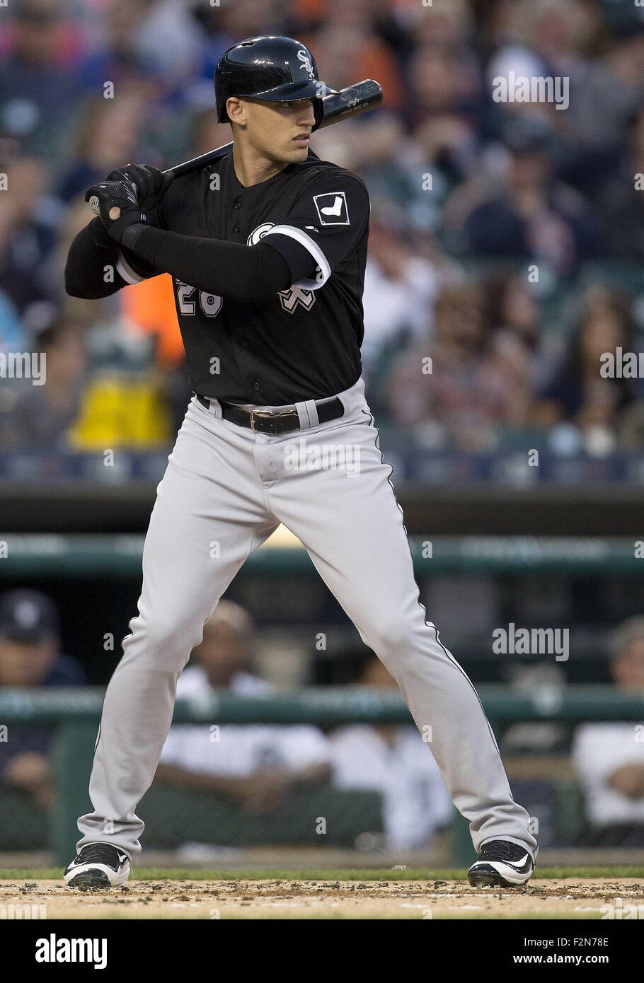 Detroit, Michigan, USA. 21st Sep, 2015. Chicago White Sox outfielder ...