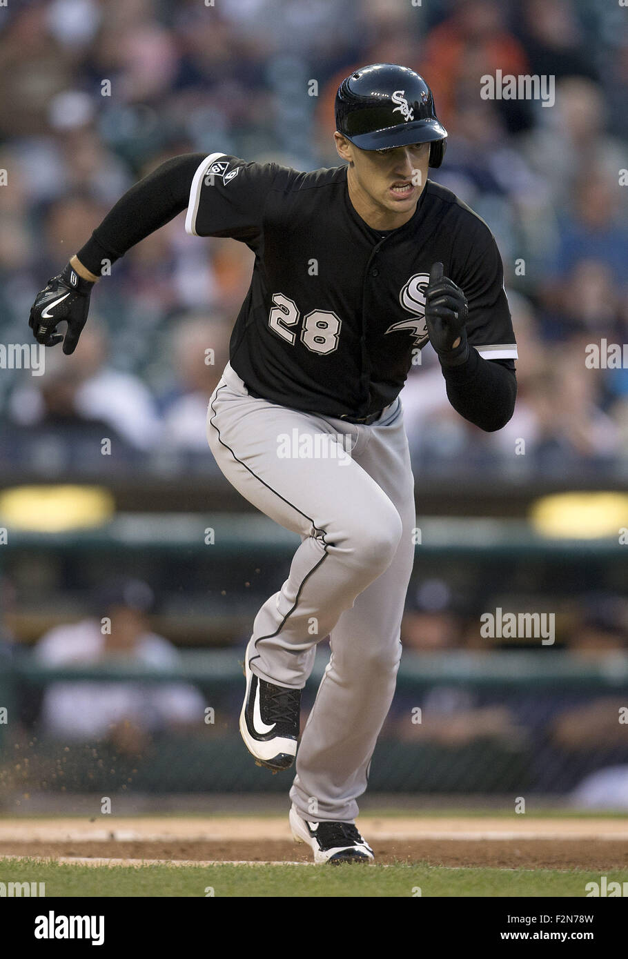 Detroit, Michigan, USA. 21st Sep, 2015. Chicago White Sox outfielder ...