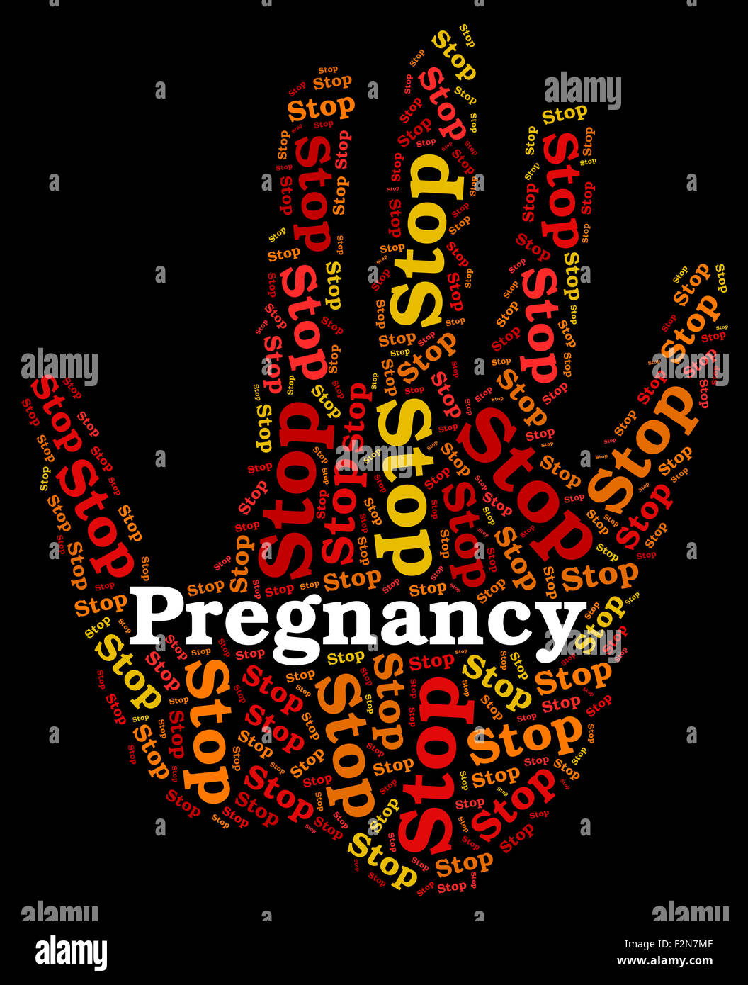 Stop Pregnancy Indicating Warning Sign And Prohibit Stock Photo - Alamy