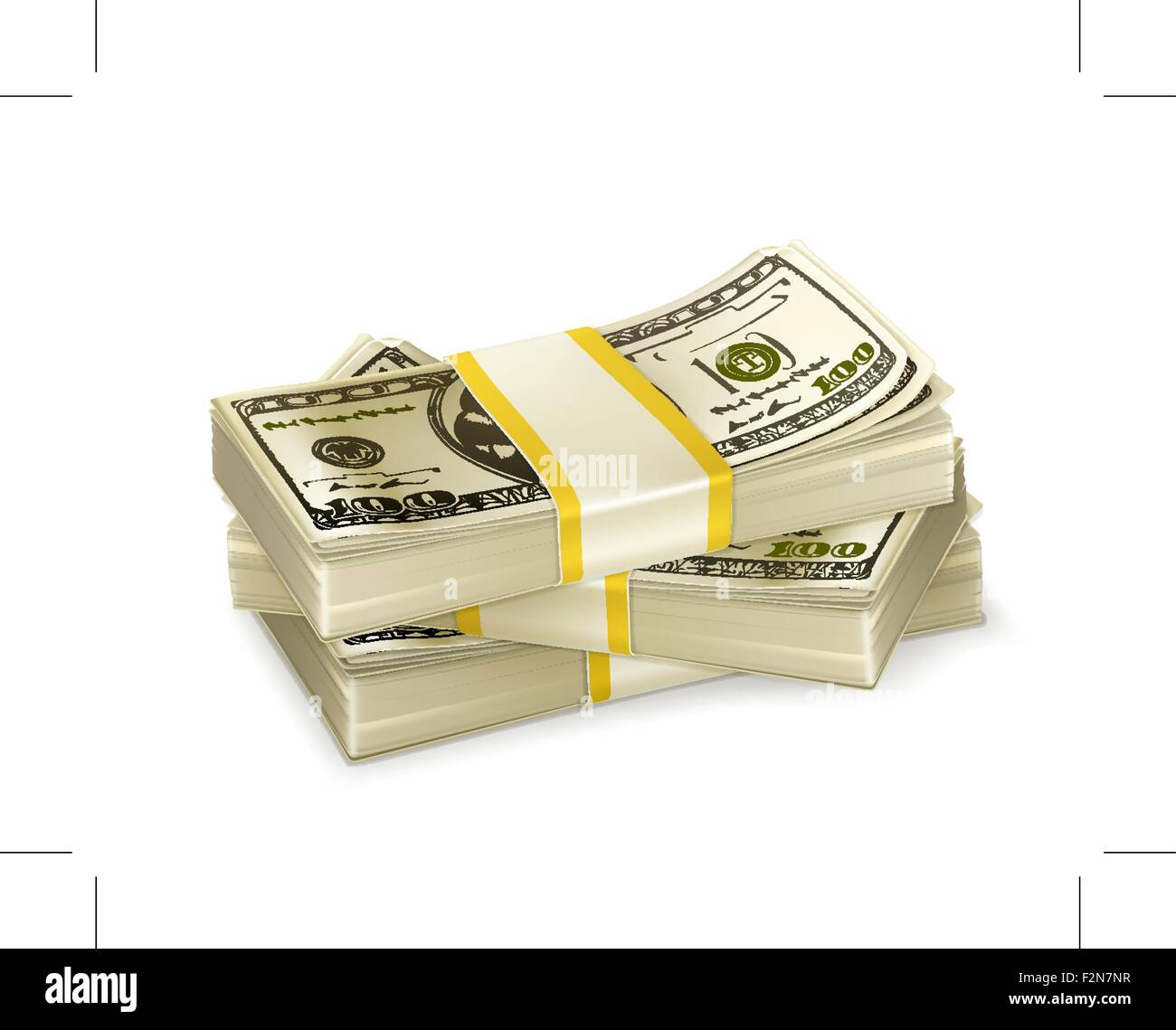 Stack of money Stock Vector Image & Art - Alamy
