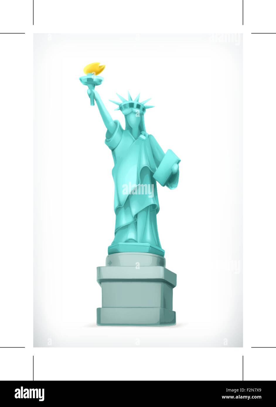 Statue of Liberty, vector illustration Stock Vector Image & Art - Alamy