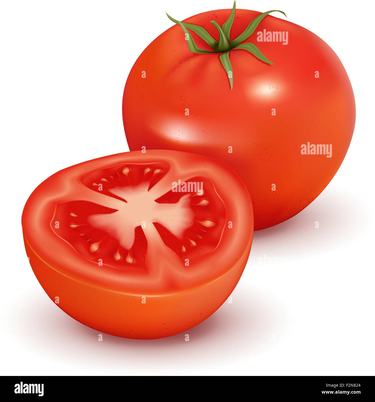 Tomato vector Stock Vector Images - Alamy