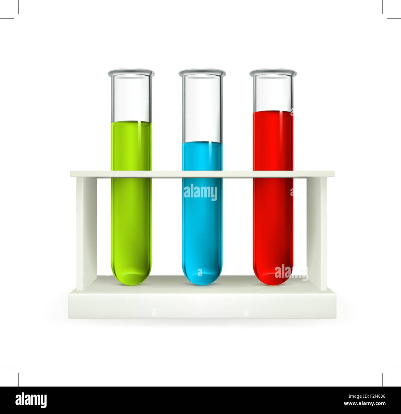Test tubes red blue Stock Vector Images - Alamy