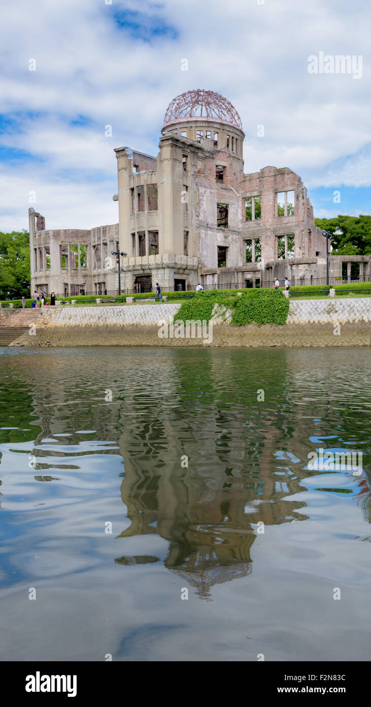 Peace dome where a nuclear bomb was dropped 70 years later Stock Photo ...