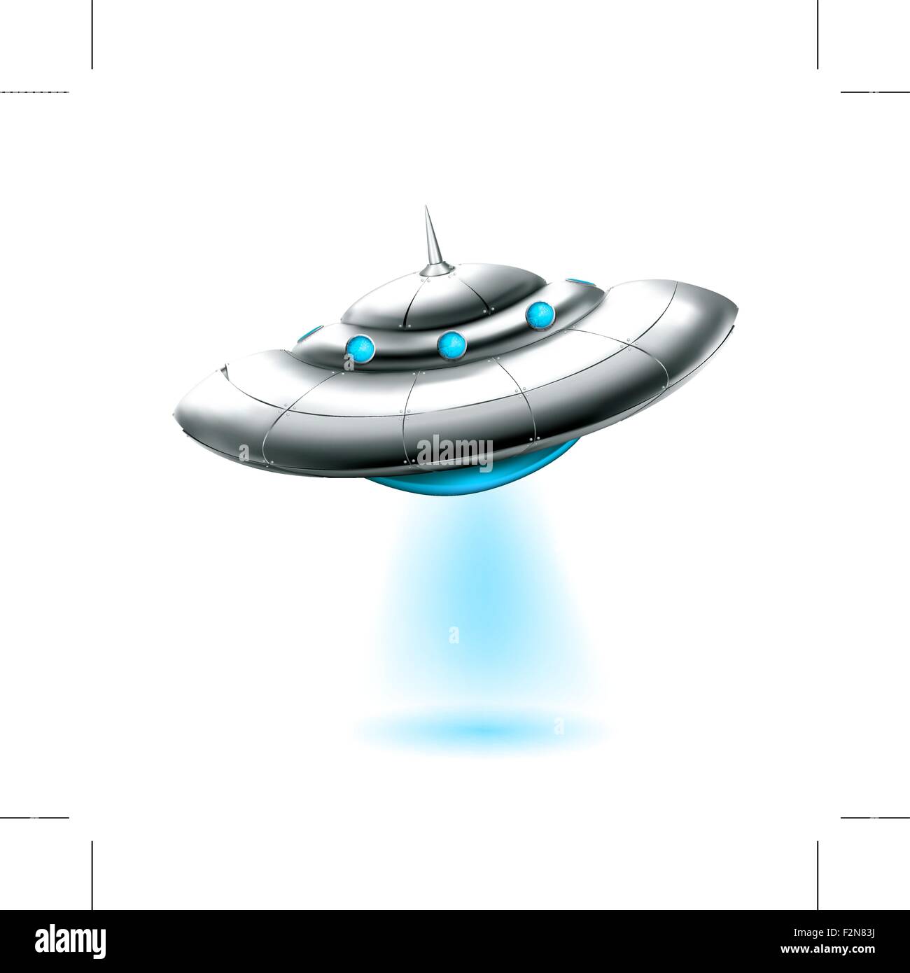 Unidentified flying object. Eps10 vector illustration contains ...