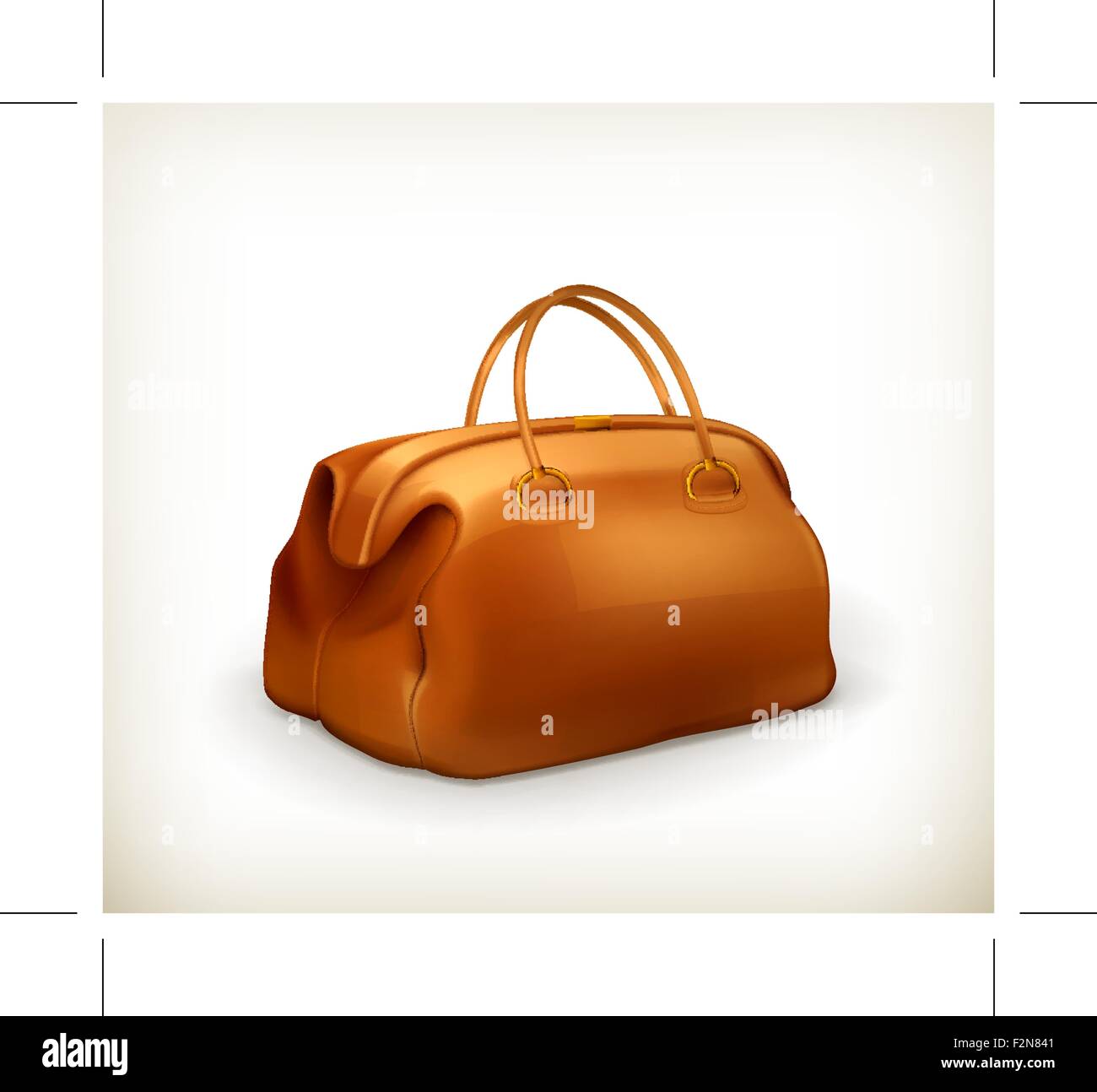 Vintage bag, vector Stock Vector Image & Art - Alamy