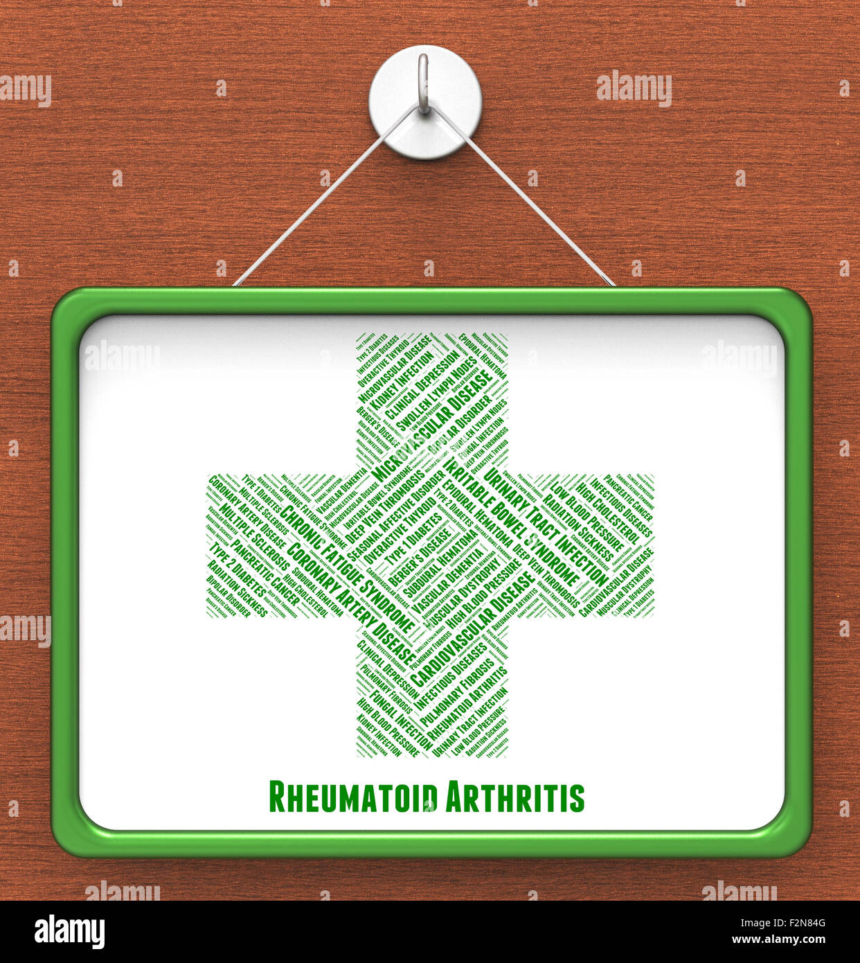 Rheumatoid Arthritis Representing Ill Health And Indisposition Stock ...