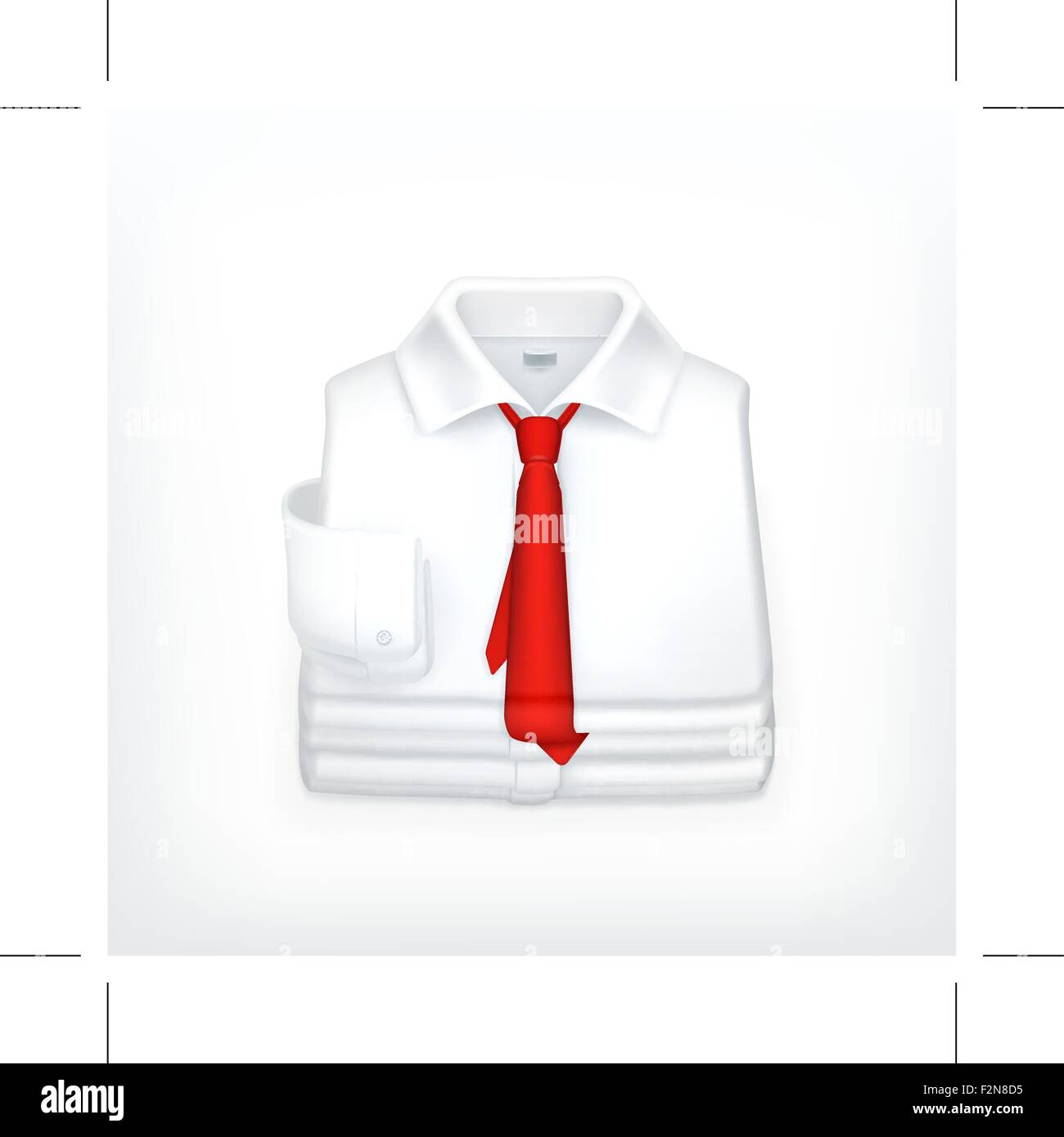 White Dress shirt, vector Stock Vector Image & Art - Alamy
