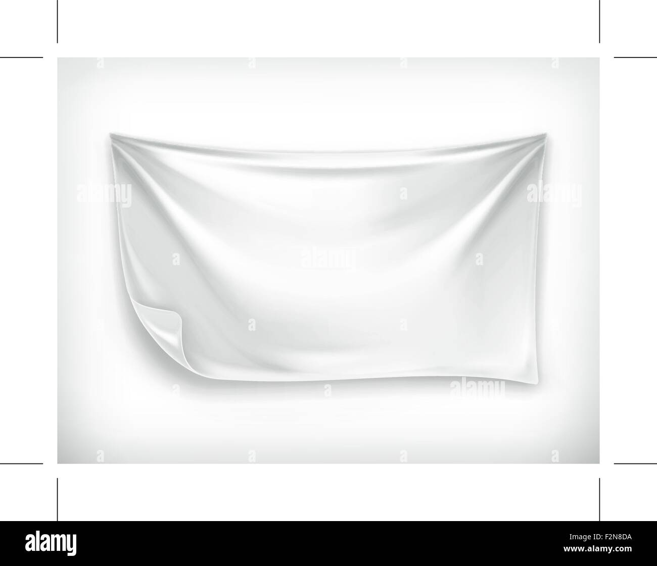 White banner, vector Stock Vector Image & Art - Alamy