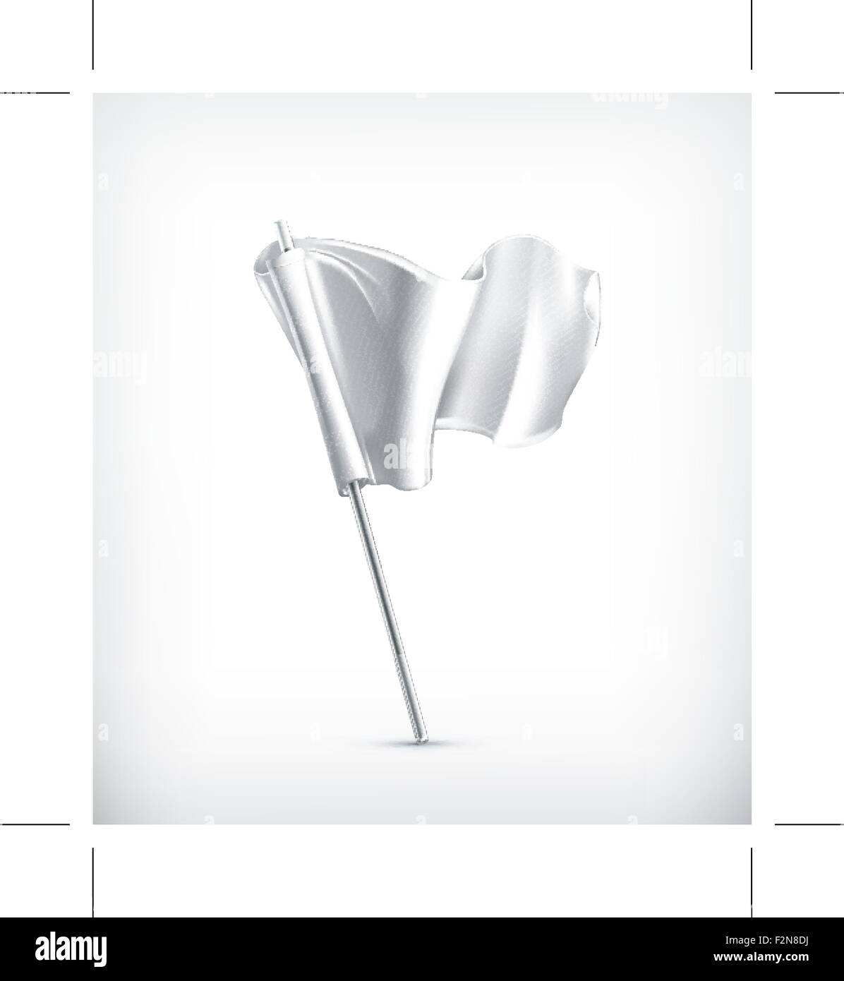 Blowing flag icon vector Stock Vector Images - Alamy