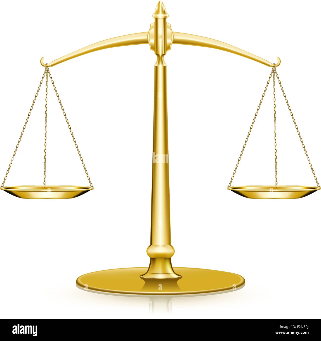 Balance scale icon yellow Stock Vector Images - Alamy