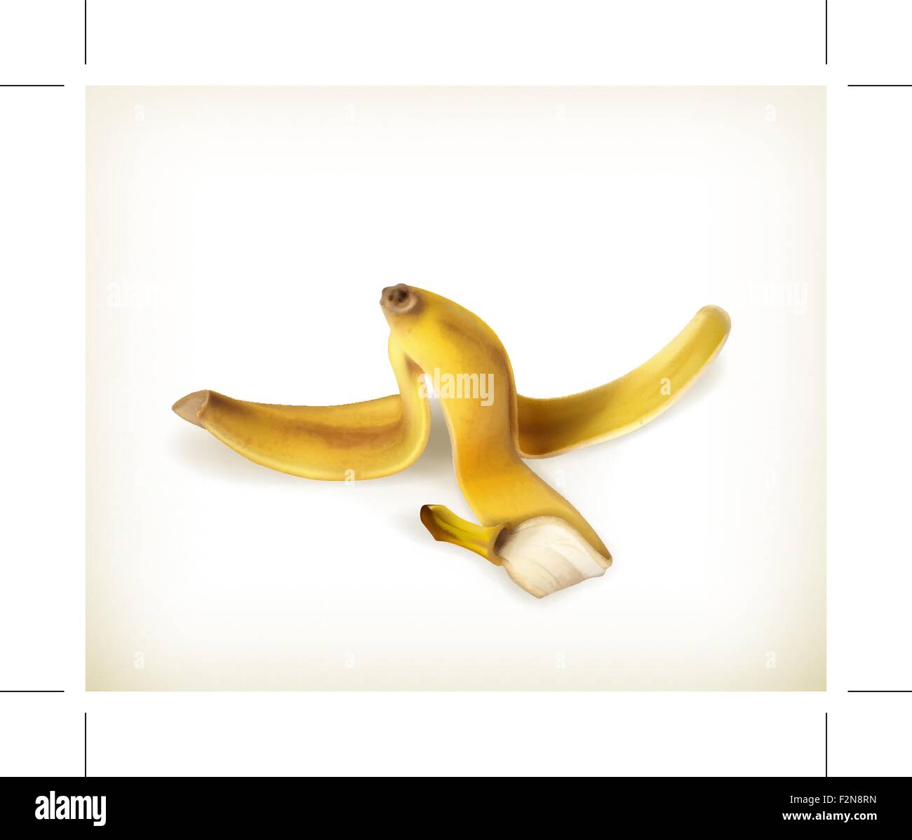 Banana Peel Vector Stock Vector Image And Art Alamy