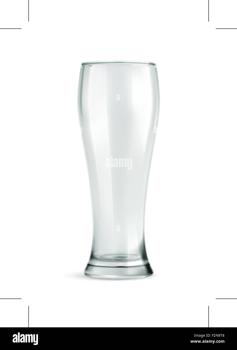 Empty Beer Mug Vector