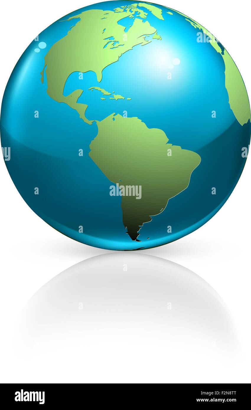 Blue globe, vector Stock Vector Image & Art - Alamy
