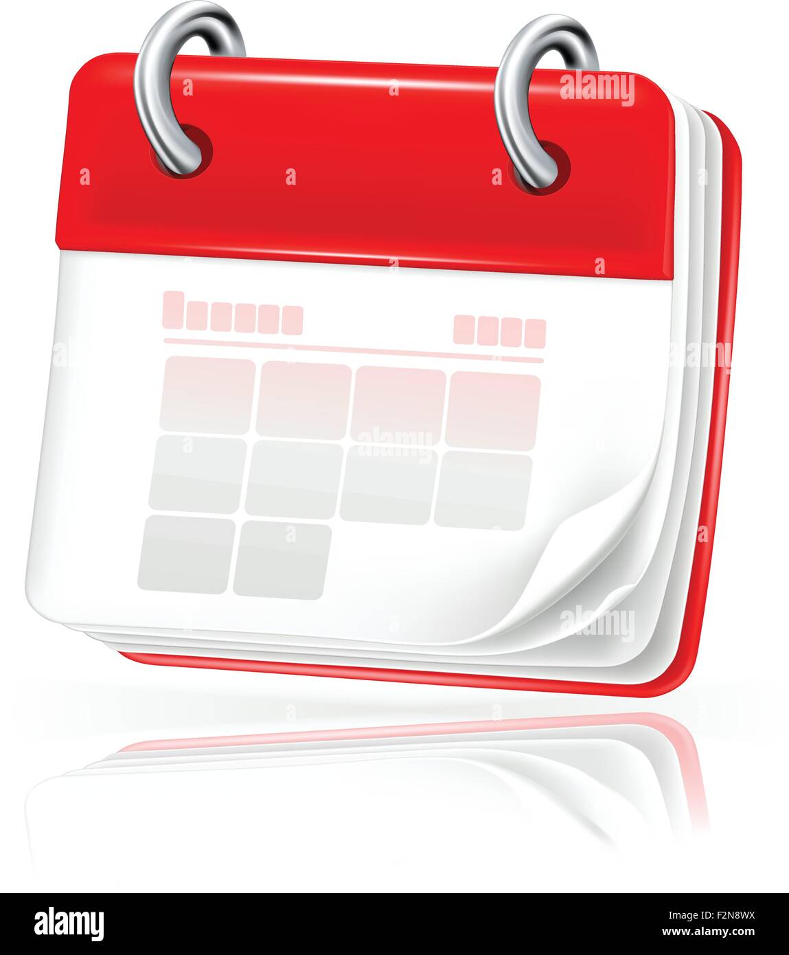 Pad calendar Stock Vector Images - Alamy