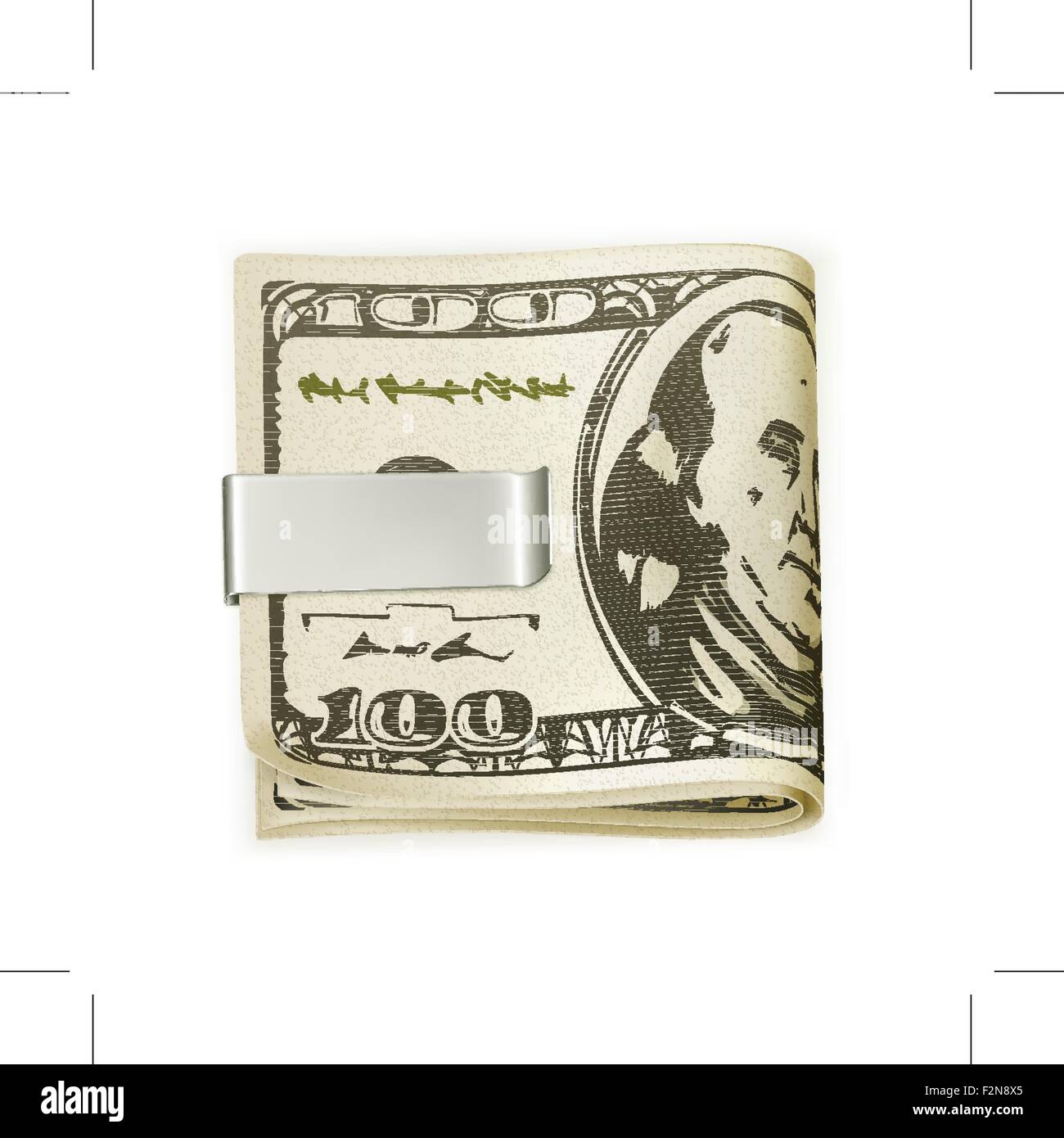 100 dollar bills Stock Vector Images - Alamy